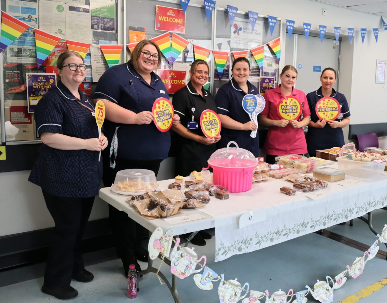 Celebrating NHS 75 with The Big Tea! - Mid Cheshire Hospitals Charity